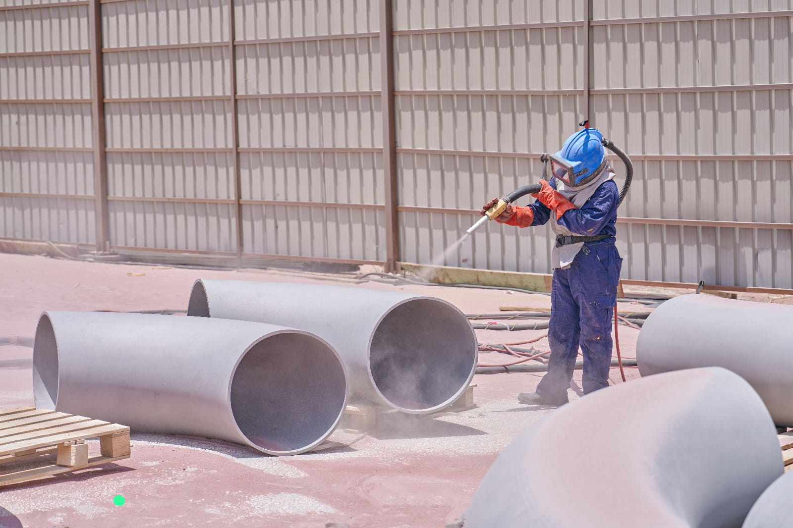 Expert Industrial Blasting Services | Surface Preparation | Support Lines